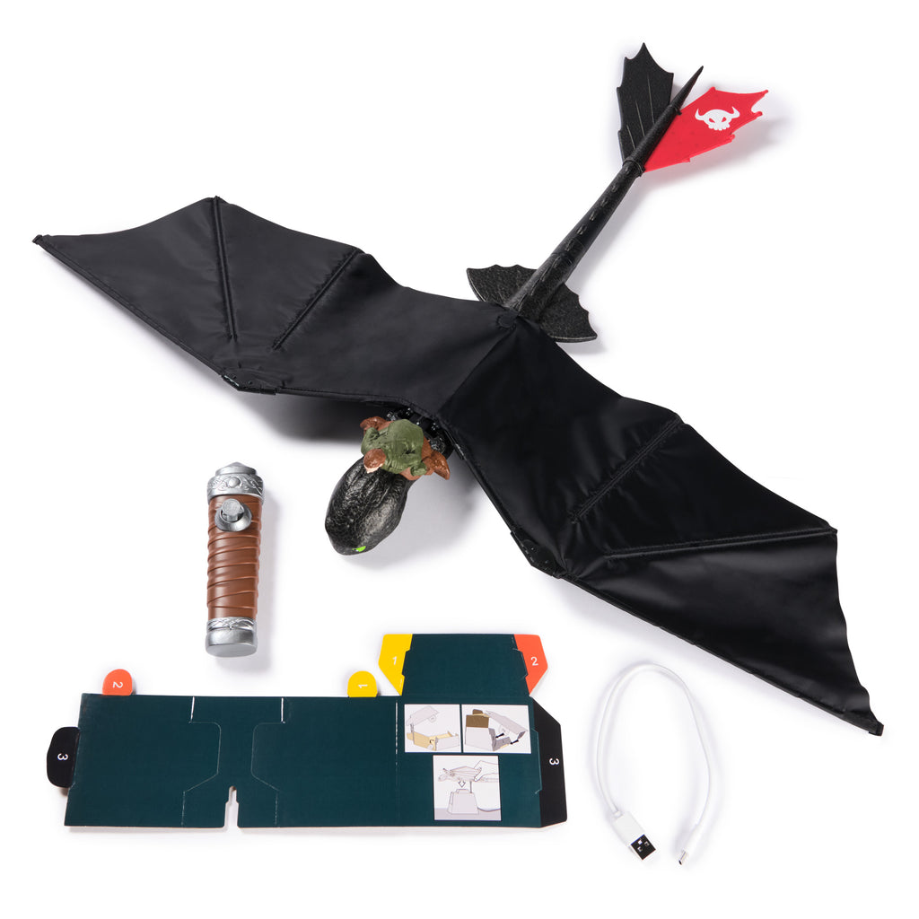 How to Train Your Dragon Movie Real Flying Toothless RC – ELC Toys UAE