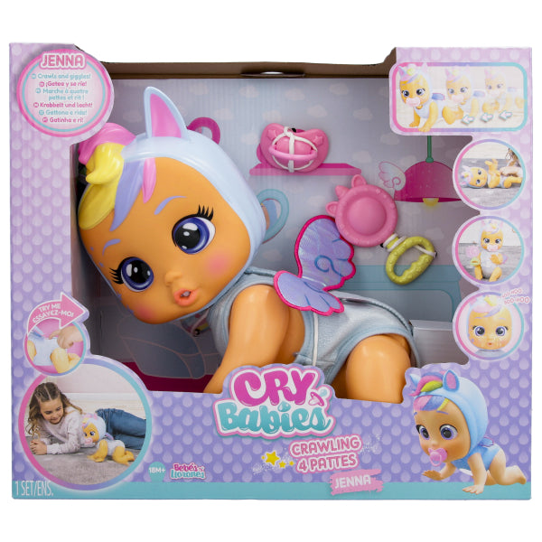 Cry Babies Crawling 4 Pattes Jenna – ELC Toys UAE